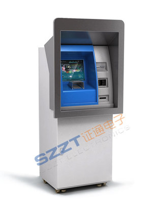 ZT2091 Anti Vandalism Through Wall Financial Bill payment Kiosk with Account Transfer