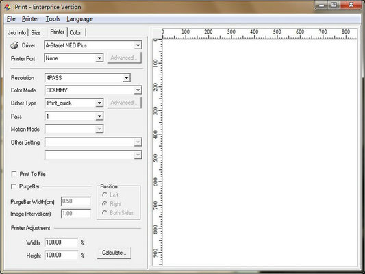 A Starjet Inkjet Printer Spare Parts IPrint RIP Printer Software