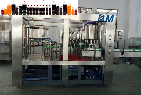 Soda Water / Soda Water Bottling Plant Equipment Isobaric Filling Machine 220V / 380V