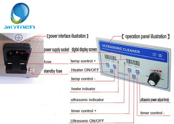 Practical Lab Ultrasonic Cleaning Equipment 10L With 80W - 200W