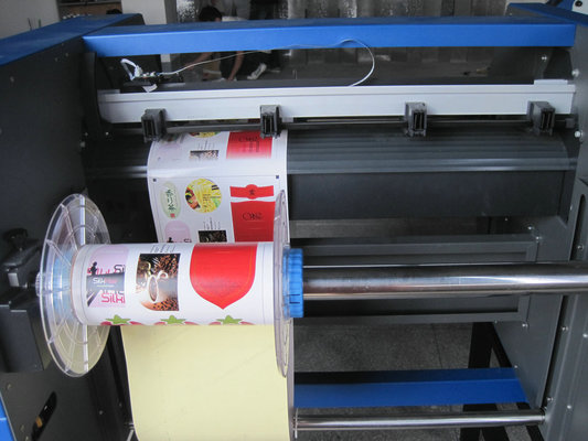AC 110V Digital Label Cutter for Paper Sticker in Roll to Roll