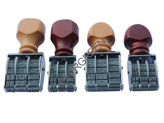 Self Inking Date Stamps, Traditional wooden manual hand date stamps and Hand band stamps
