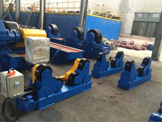 5T - 500T PU Rollers Self Aligning Welding Turning Rolls 4KW Wired / Wireless Control supplier