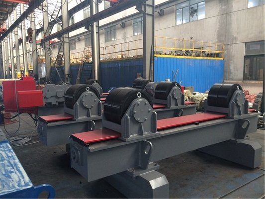 Adjustable 180 Degree Rubber / Steel Pipe Rotators for Welding , CE ISO Approved supplier