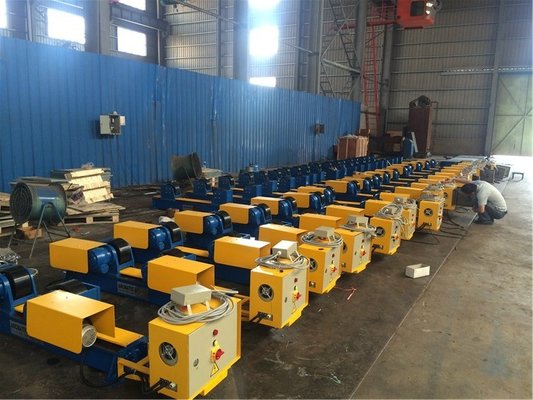 Bolt Adjusting Double Motor Turning Rolls for Tank / Vessel Welding 80000Kg supplier