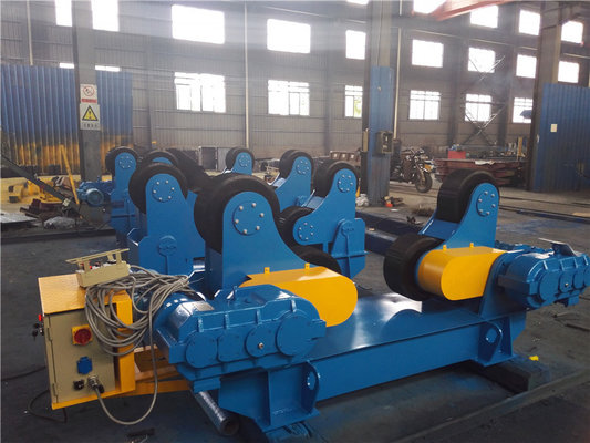 Professional 80 Ton Capacity Automatic Tank Welding Turning Roll PU Wheels Rollers supplier
