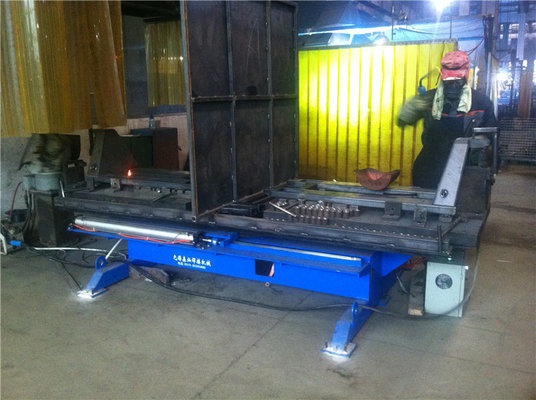 8T Electric Hydraulic Rotary Welding Positioners With Motorized Travel Bogie supplier