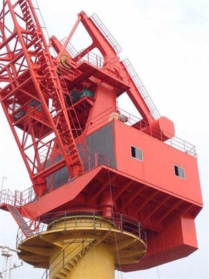 Rail Mounted Steel Portal Jib Crane For Loading And Discharging Cargo supplier