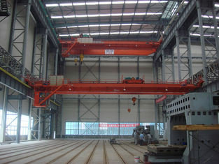 Workshop Single Girder / Double Girder Overhead Crane With Electric Hoist supplier