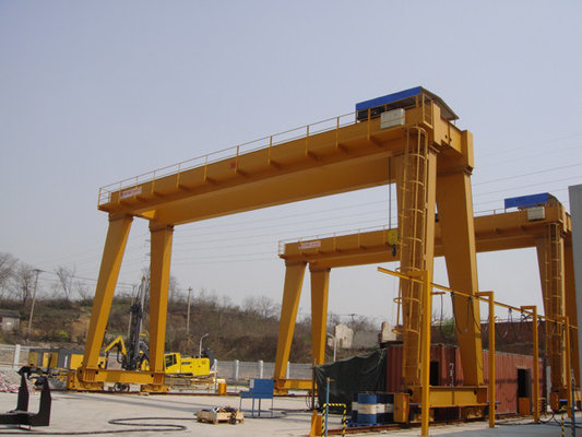 100 Ton Electric Double Girder Bridge Crane With Remote Control For Workshop / Storehouse supplier
