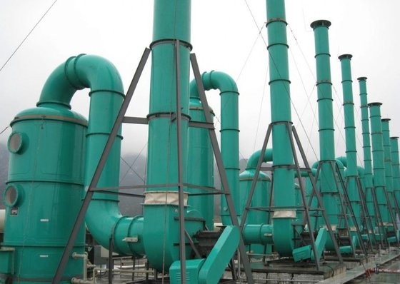 Industry / Chemical Tail Gas Absorption Tower FRP For Environment Protection supplier