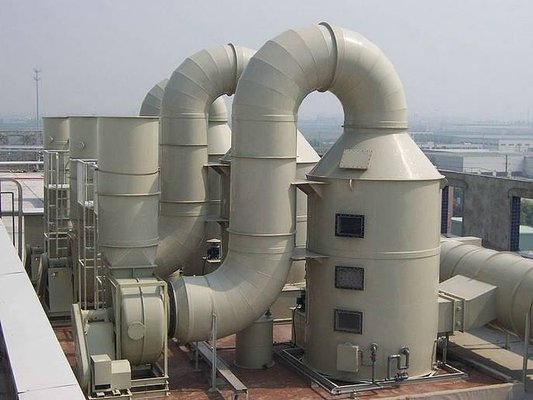 Customized  Materials Gas Absorption Column for Waste Gas Treatment supplier