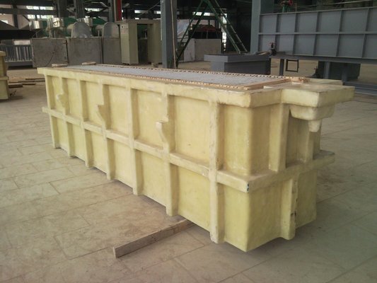 Rectangular Polymer Concrete Industrial Electrolytic Tank High Capacity supplier