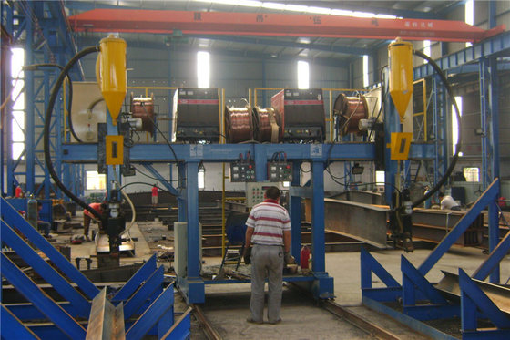 4000mm H Beam Gantry Automatic Welding Assembling Machine With Saw Welder supplier