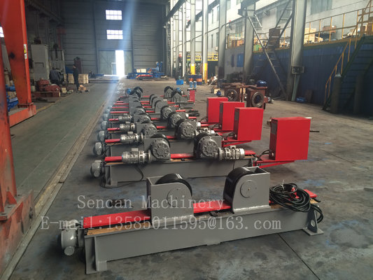 2T - 100T Automatic Pipe Welding Rotators Vessel Welding Turning Roller supplier