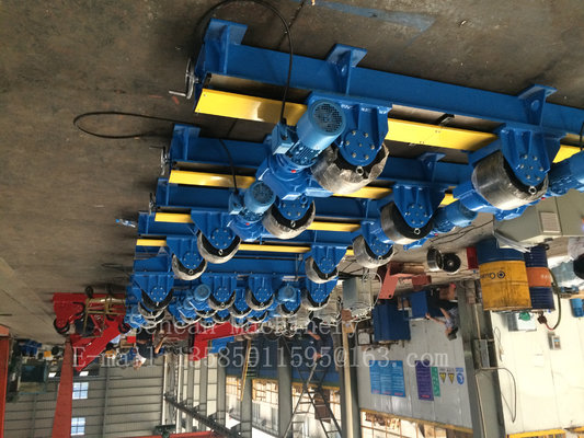 2T - 100T Automatic Pipe Welding Rotators Vessel Welding Turning Roller supplier