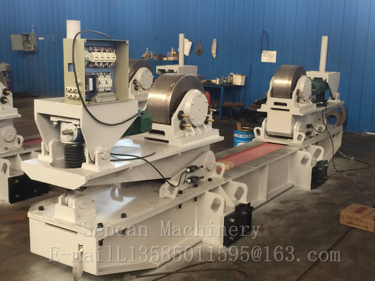 40T Vessel Pipe Welding Rotator With Rubber Roller , Pipe Rollers for Welding High Speed supplier