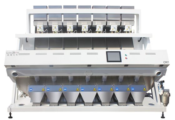 High Precision Optical RGB Red Rice Color Sorter RS256BD and Sensitive Touchable LCD Screen