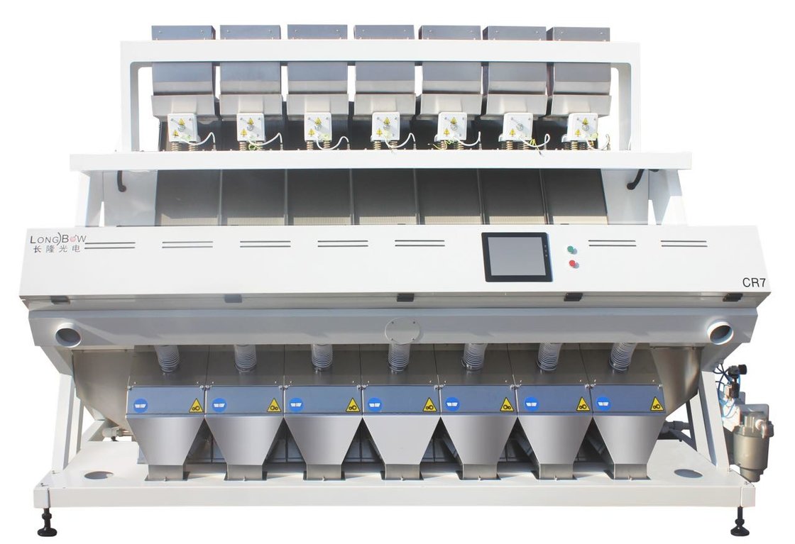 High Precision Optical RGB Red Rice Color Sorter RS256BD and Sensitive Touchable LCD Screen