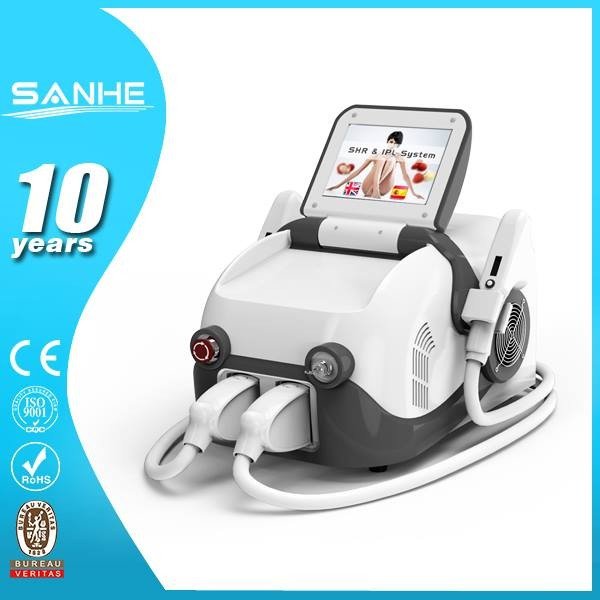 New portable IPL SHR hair removal machine/ laser shr super hair removal/ opt hair removal