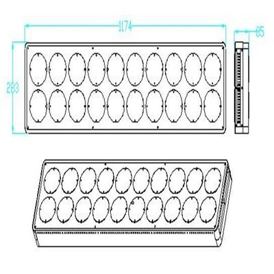 hot sale 750w Cidly LED 20 lighting led grow light full spectrum led grow light