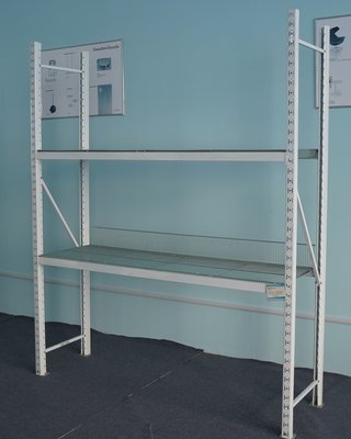 Warehouse Shelving Racks Two Typed Shelf Pallet Rack Single Sided