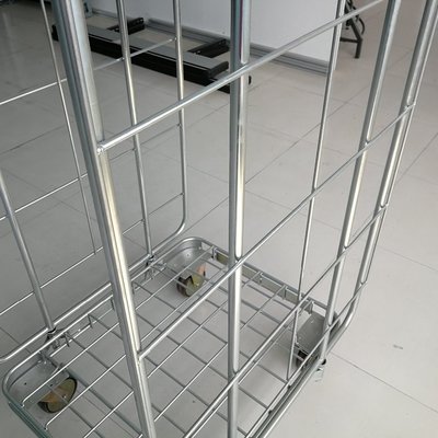 Metal Frame Luggage Trolley Silver For Delivery Luggage Or Goods