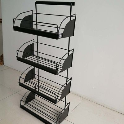 Promotion Rack Shelf Fittings / Light Duty Wire Racks With Hanger