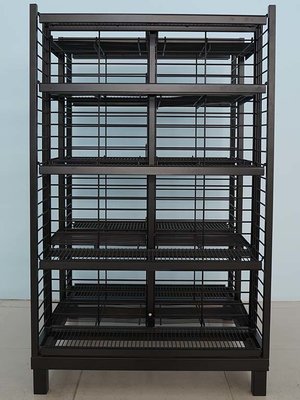 Metal Powder Coated Shelf Fittings Wire Storage Shelf Rack For Store