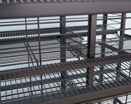 Shop Display Racks Commercial Supermarket Equipment Metal Material For Drinks