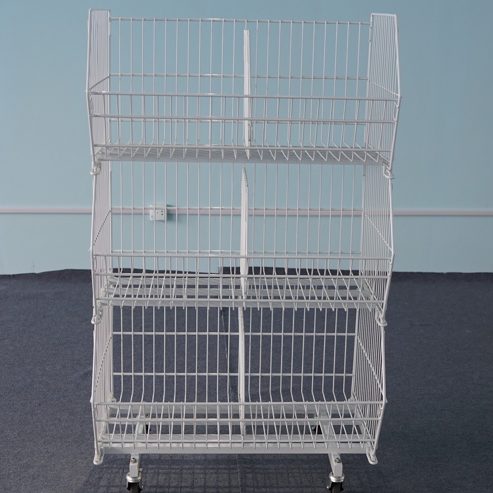 Supermarket 	Commercial Supermarket Equipment Multi Layers Wire Basket