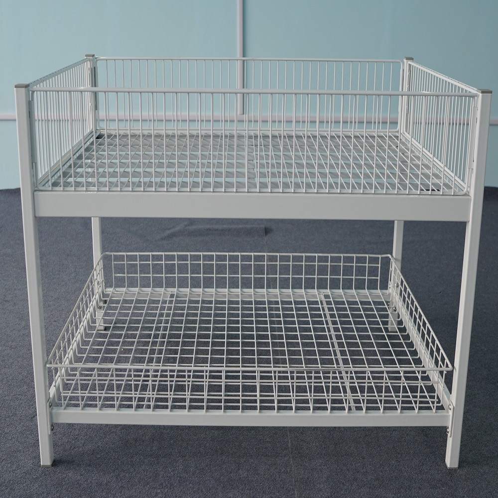 Tiered Basket Display Large Capacity , Food Display Baskets  150KG