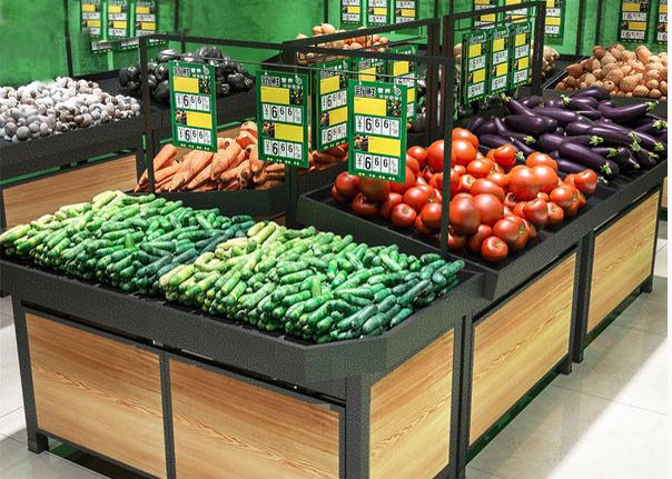 Organic Natural Fruit And Veg Rack