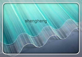 China wave FRP corrugated roofing sheet/wave plastic transparent roofing sheet for greenhouse supplier