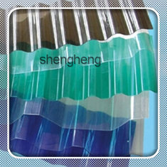 China polycarbonate corrugated roofing sheet/skylight pc transparent roof sheet for greenhouse supplier