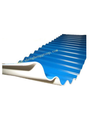 cheaper ASA+PVC wave roofing tile /pvc tejas 1.0-3.0mm thickness supplier