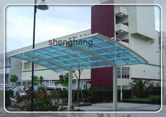 UV coated polycarbonate corrugated roofing sheet/pc transparent roof sheet for greenhouse supplier