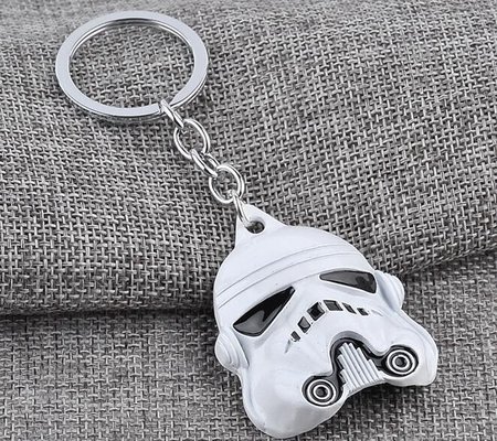 Star Wars darth vader helmet metal keychain