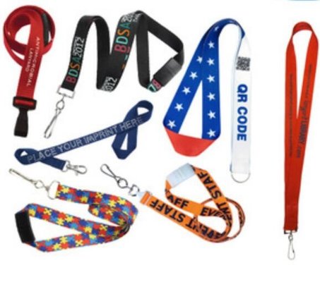 Fashion polyester lanyard with ID badge holder