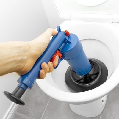 New Compressed Air Pump Drain Plunger Bathroom Sink Drain Unclog Sewer Cleaner