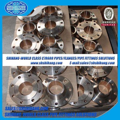 copper nickel UNS C70600 CUNI 9010 flange Solid Threaded Flange-ASME B16.5