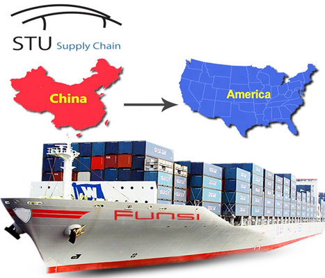 Door To Door Delivery Sea Freight Shipping Rates To USA UK France With Custom Clearance supplier