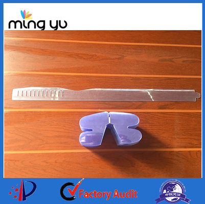 Customized Plastic Collar Band Support Mould Cutting 0.30mm Thickness For Men’s Shirt