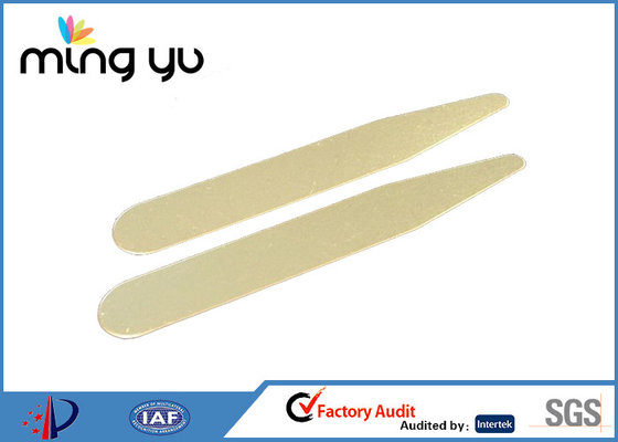 Gold Metal Collar Stays Plated Surface Box Packaged For Garment Accessories Packaging