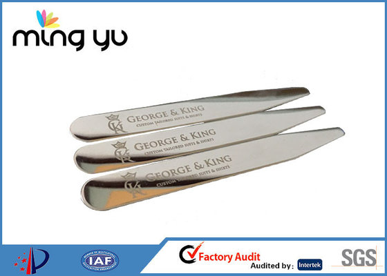 Shirt Stainless Steel Collar Stays 2" / 2.2" / 2.5" Logo Laser Engraved