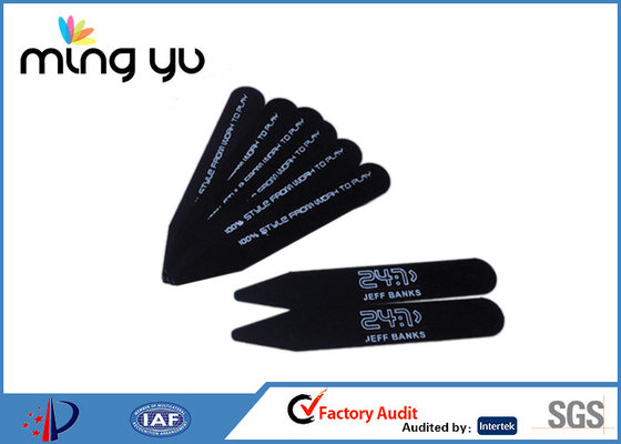 Black PVC Shirt Package White print LOGO Color 2.75'' Length 0.5'' Width 0.6mm