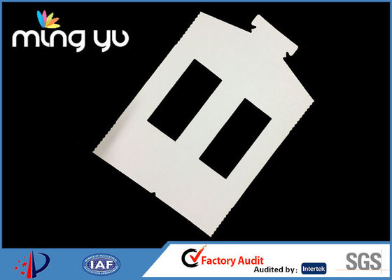 Solid Single White Cardboard T Shirt Form 400gsm Back Lining Shirt Packaging Collar Insert
