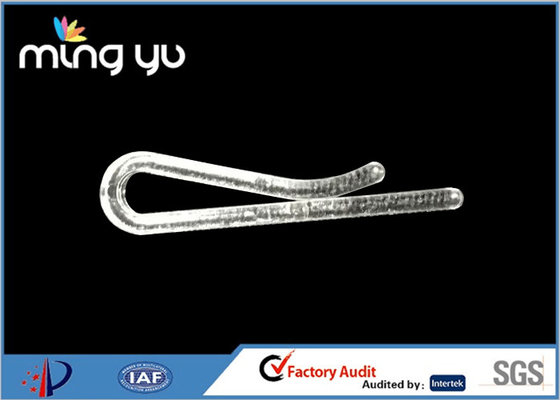 ISO No Teeth T Shirt Clip PS PP Material Ice White Transparent Color