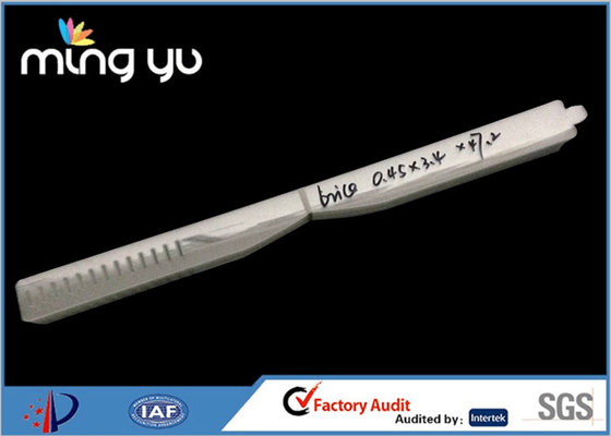 PVC / PET / PS Plastic Collar Band Clear V Shape 51cm Length Logo Printing