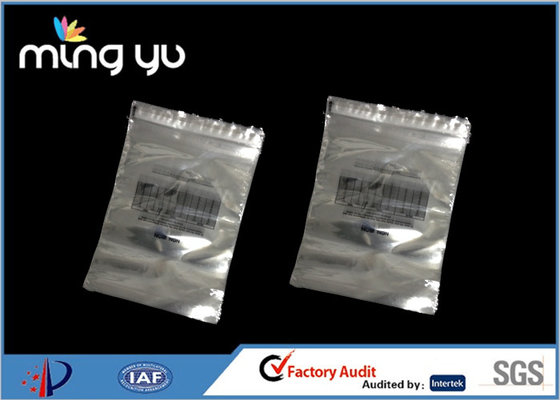 Custom Printed Clear Plastic Bags For T Shirts 38cm + 5cm Length